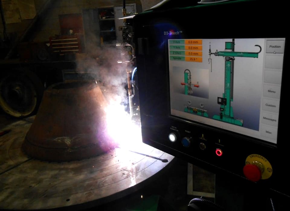 Column & Boom Welding Machine